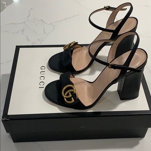 Gucci | Shoes | Gucci Marmont Sandal Heel | Poshmark